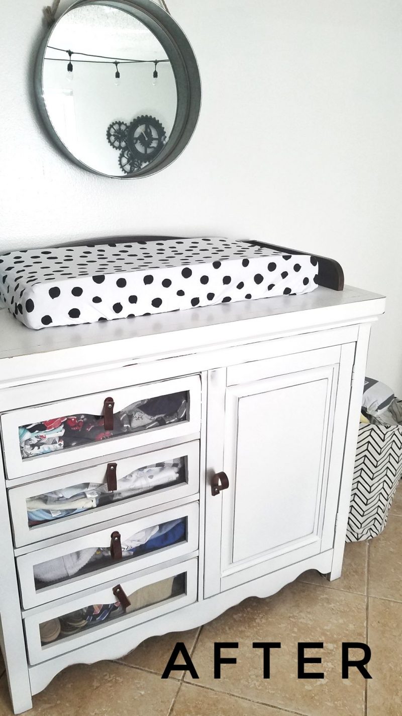 Changing Table Makeover | Flippin' Rustic