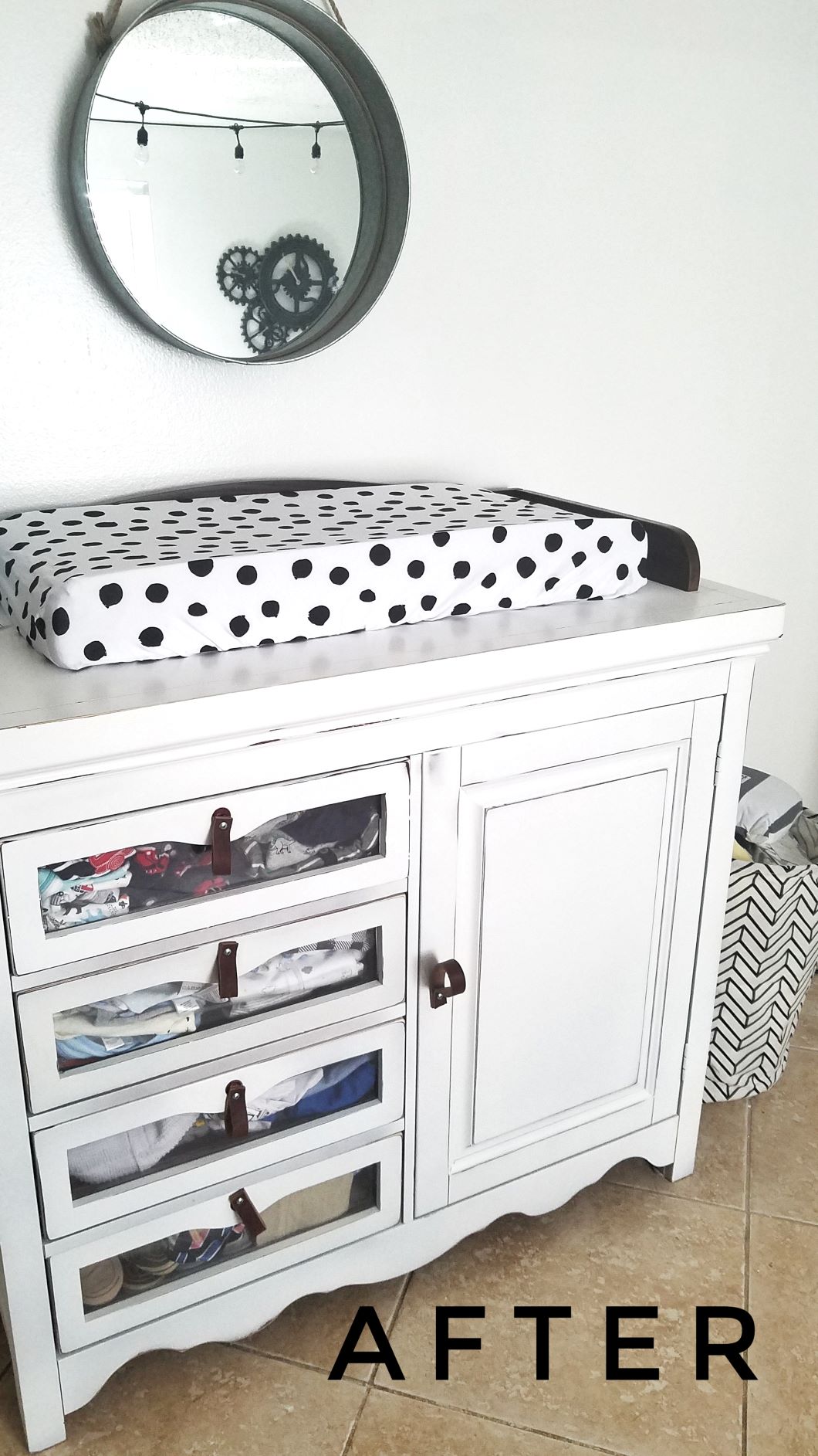 Changing Table Makeover | Flippin' Rustic