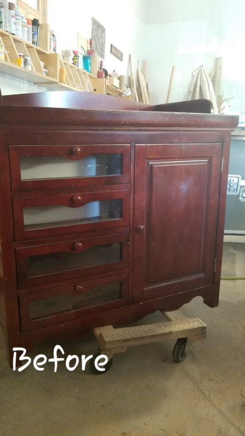 Changing Table Makeover | Flippin' Rustic